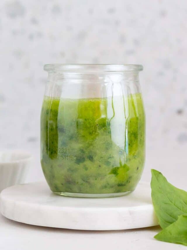 Basil Vinaigrette Story - Carmy - Easy Healthy-ish Recipes