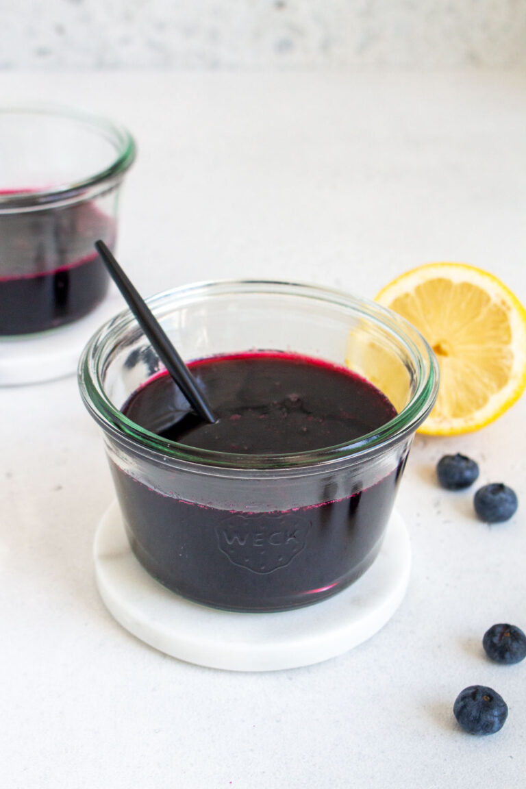 Blueberry Simple Syrup - Carmy - Easy Healthy-ish Recipes