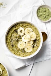 Matcha Oatmeal - Carmy - Easy Healthy-ish Recipes