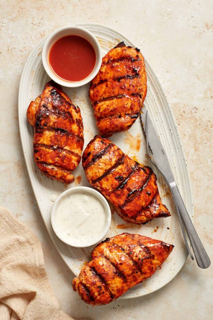 Grilled Buffalo Chicken - Carmy - Easy Healthy-ish Recipes
