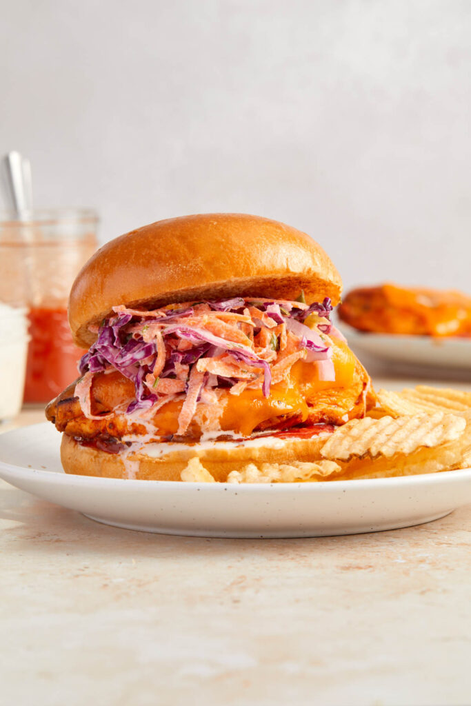 Grilled Buffalo Chicken Sandwich - Carmy - Easy Healthy-ish Recipes