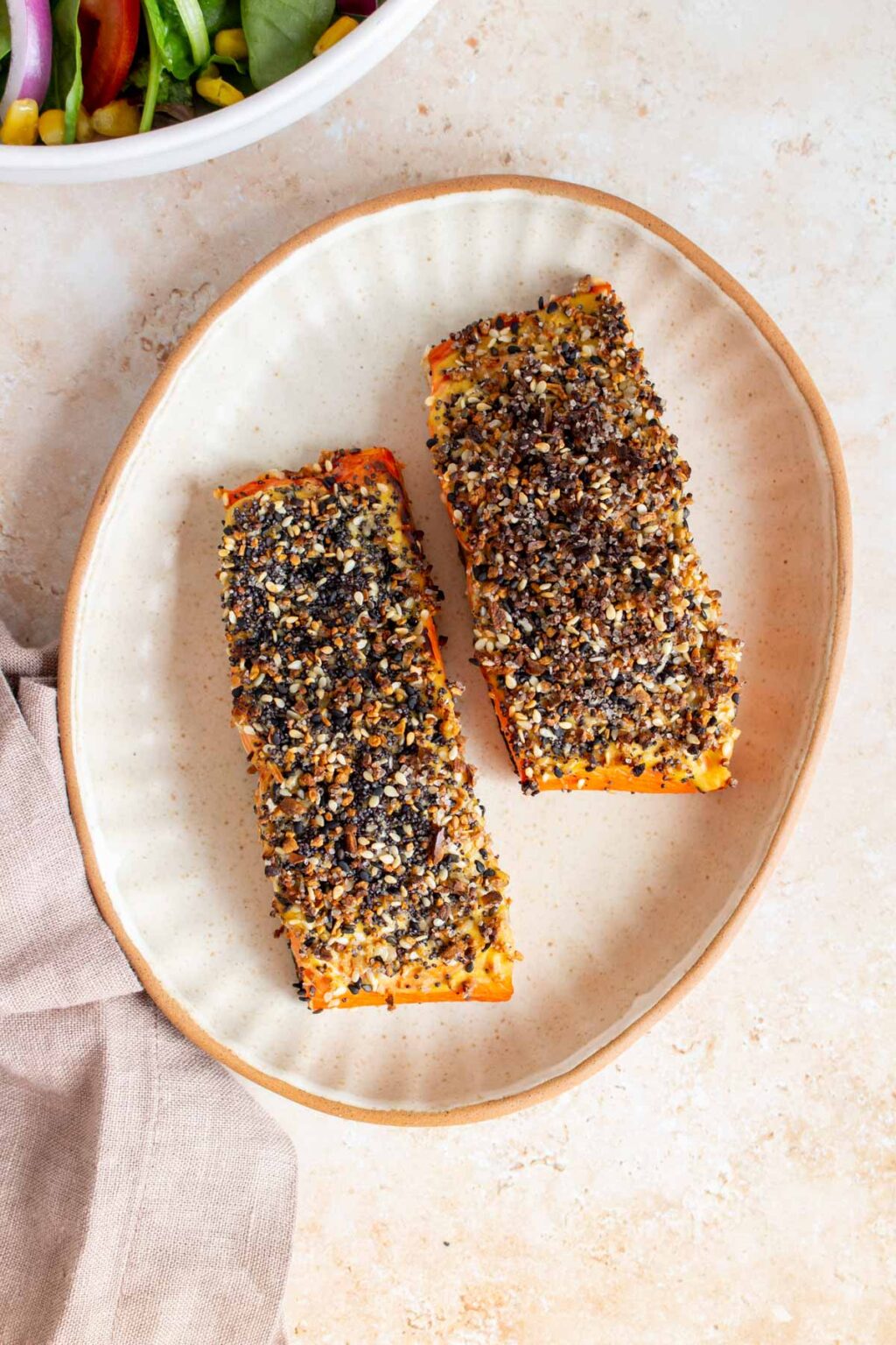 Air Fryer Everything Bagel Salmon - Carmy - Easy Healthy-ish Recipes