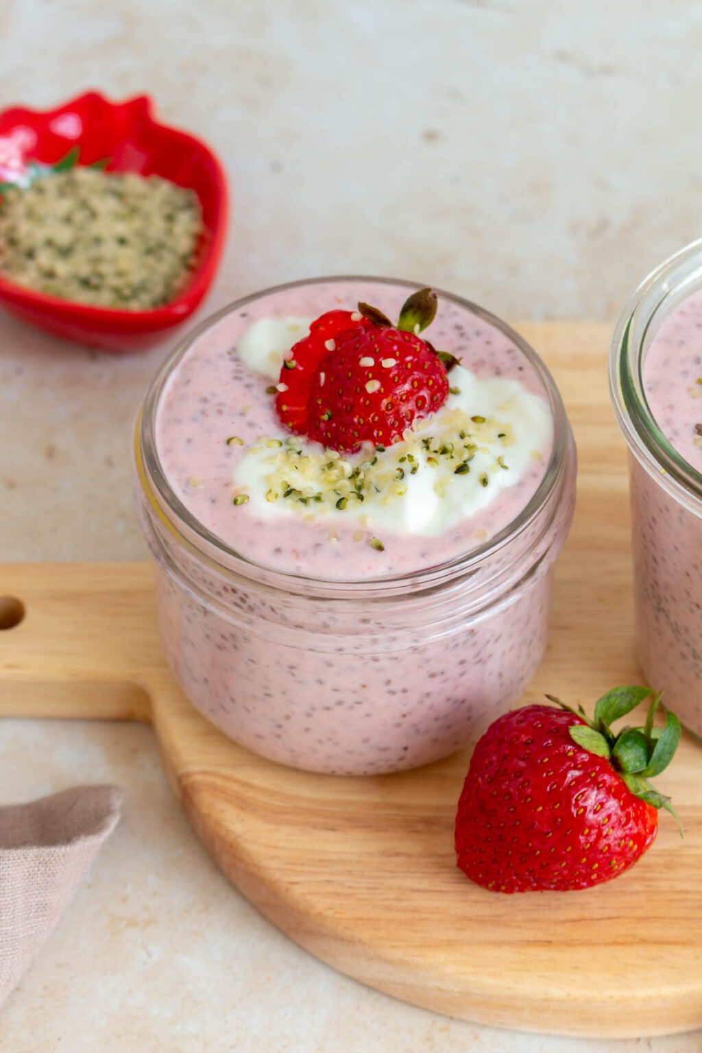 Strawberry Chia Pudding - Carmy - Easy Healthy-ish Recipes