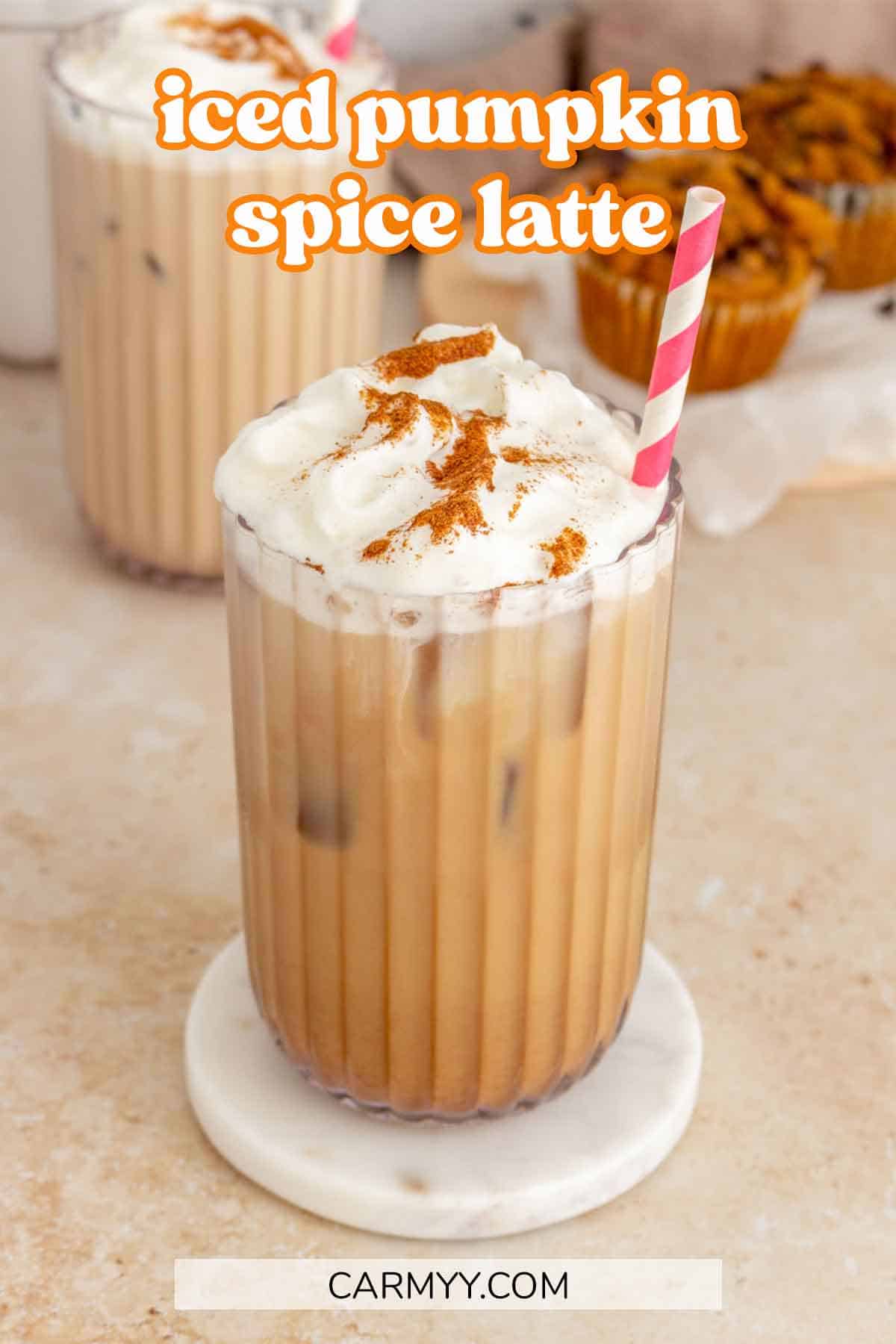 Iced Pumpkin Spice Latte - Carmy - Easy Healthy-ish Recipes