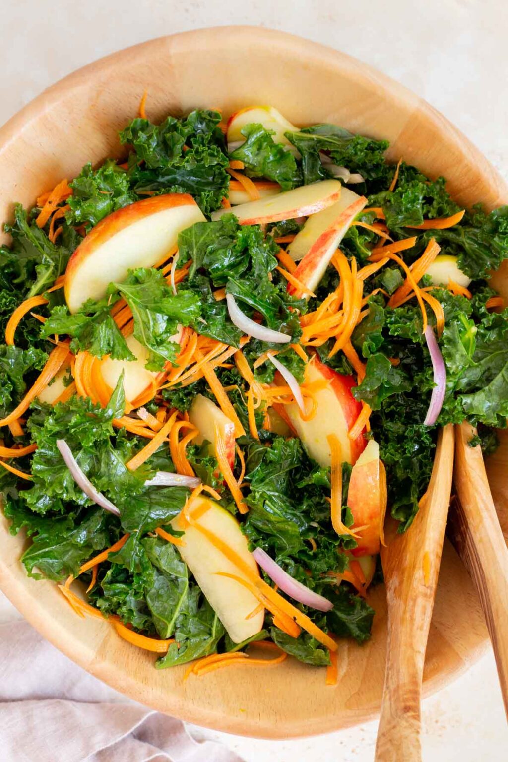 Kale and Apple Salad - Carmy - Easy Healthy-ish Recipes