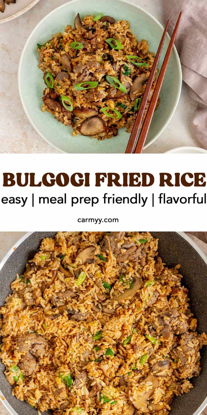 Bulgogi Fried Rice - Carmy - Easy Healthy-ish Recipes