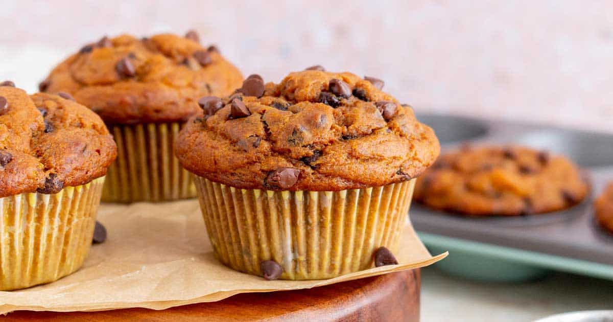 Pumpkin Protein Muffins - Carmy - Easy Healthy-ish Recipes