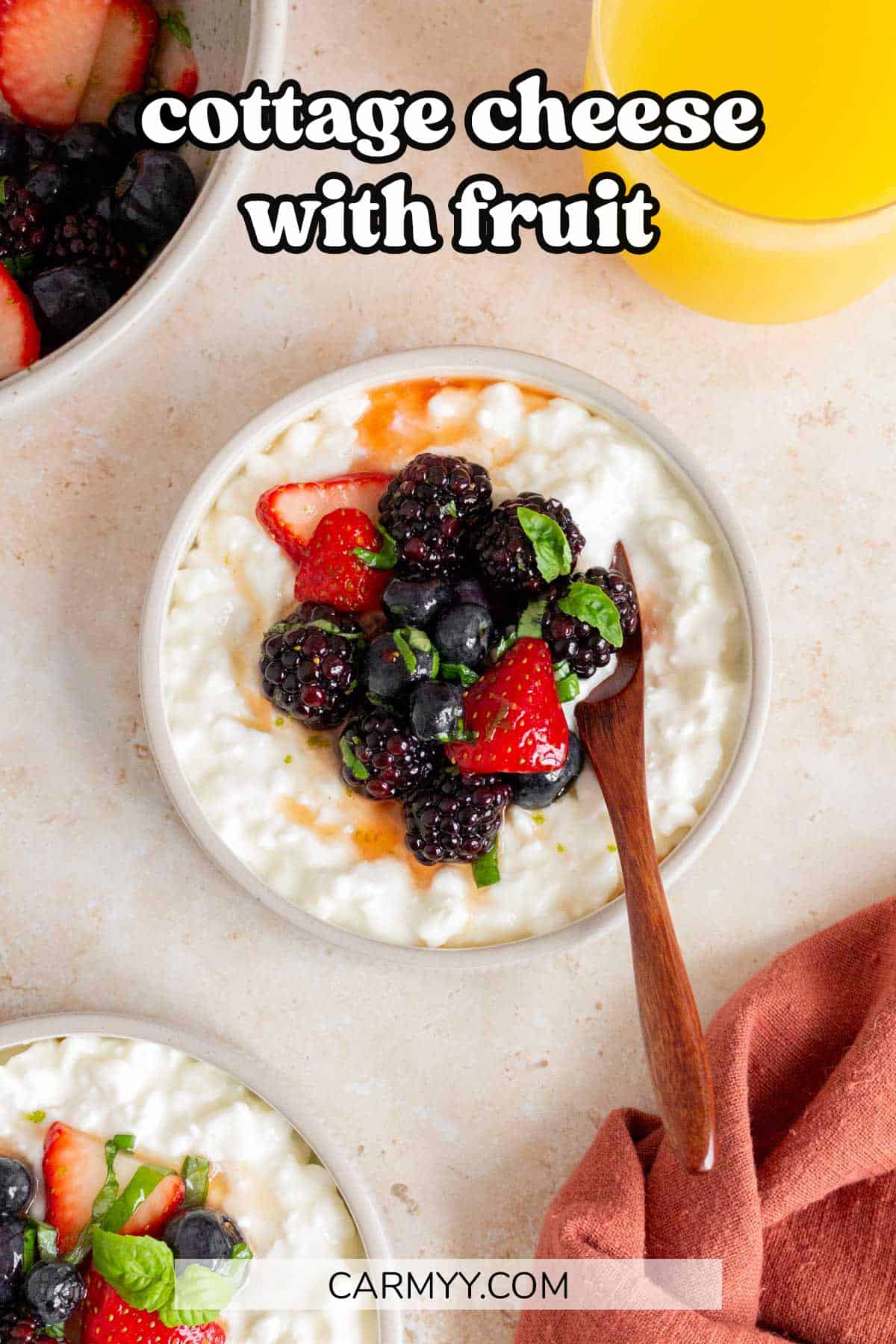 Cottage Cheese with Fruit - Carmy - Easy Healthy-ish Recipes