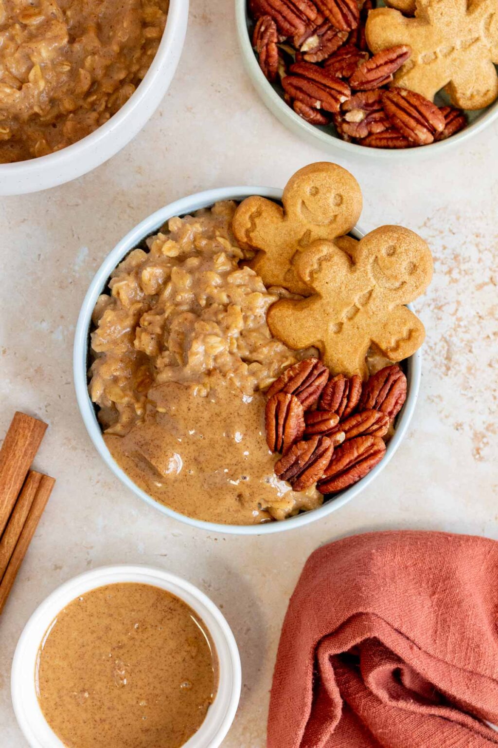 Gingerbread Oatmeal - Carmy - Easy Healthy-ish Recipes