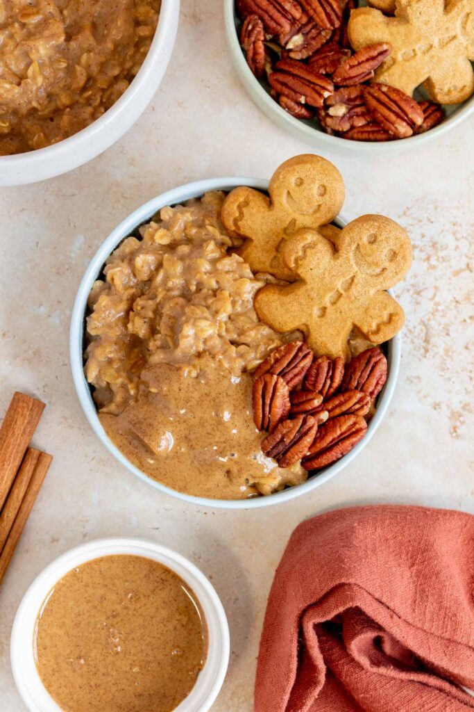 Gingerbread Oatmeal - Carmy - Easy Healthy-ish Recipes
