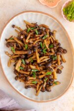 Stir Fried Shimeji Mushroom - Carmy - Easy Healthy-ish Recipes
