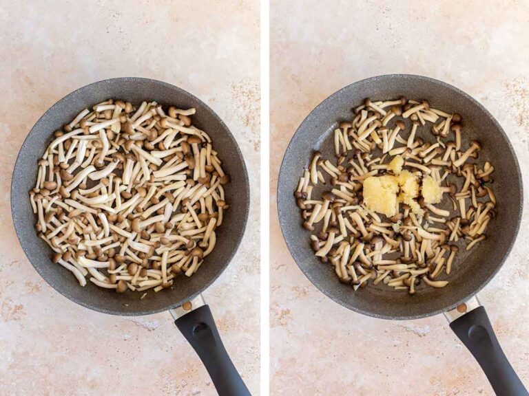 Stir Fried Shimeji Mushroom - Carmy - Easy Healthy-ish Recipes