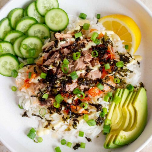 Tuna Mayo Rice Bowl - Carmy - Easy Healthy-ish Recipes