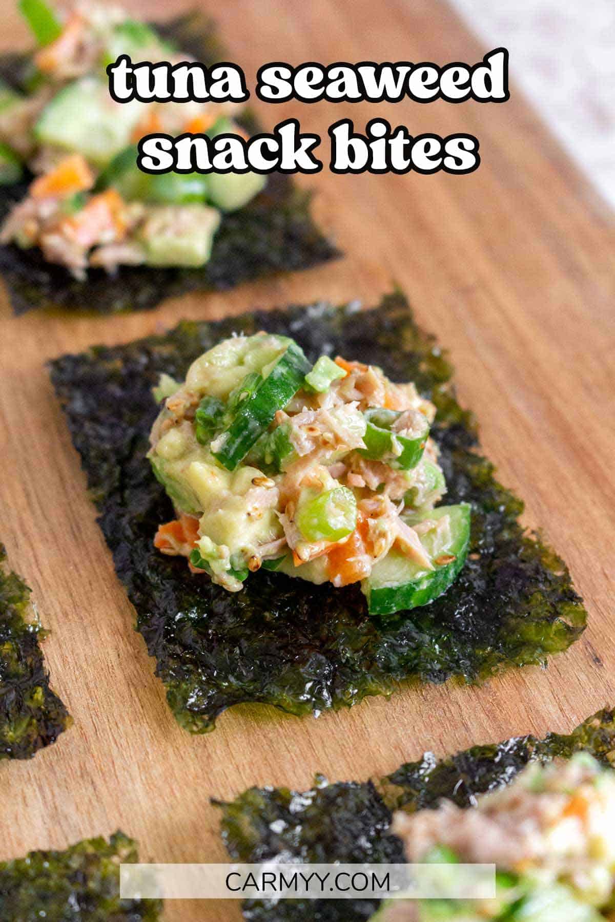 Tuna Seaweed Snack - Carmy - Easy Healthy-ish Recipes