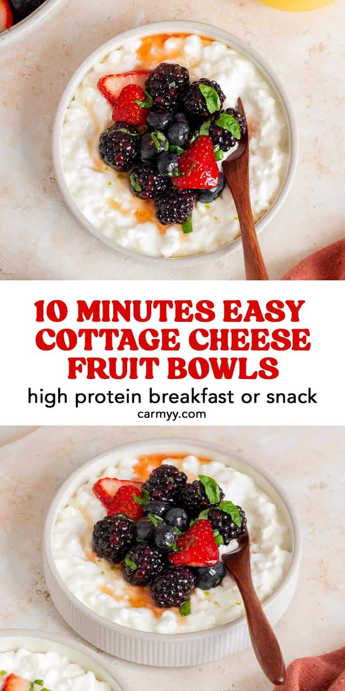 Cottage Cheese with Fruit - Carmy - Easy Healthy-ish Recipes
