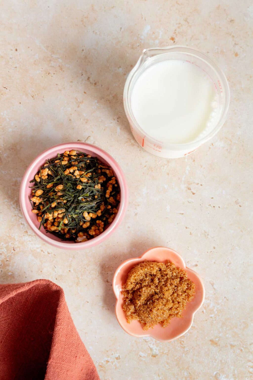 Genmaicha Milk Tea - Carmy - Easy Healthy-ish Recipes