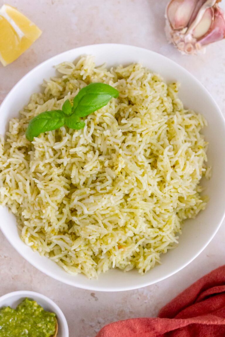 Pesto Rice - Carmy - Easy Healthy-ish Recipes
