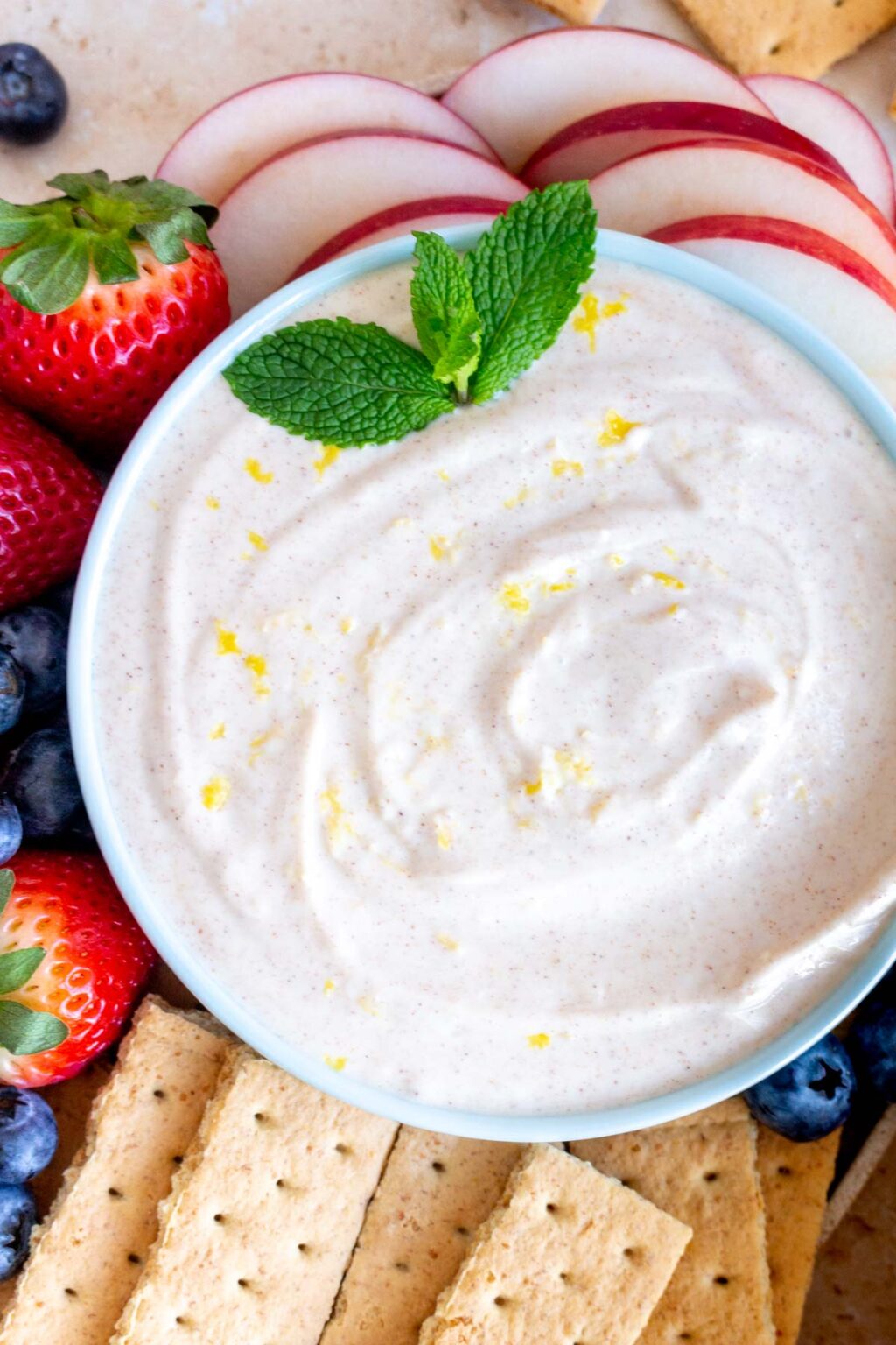 Greek Yogurt Fruit Dip - Carmy - Easy Healthy-ish Recipes