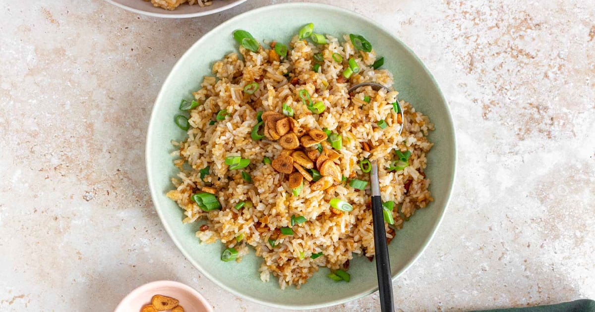 Garlic Fried Rice - Carmy - Easy Healthy-ish Recipes