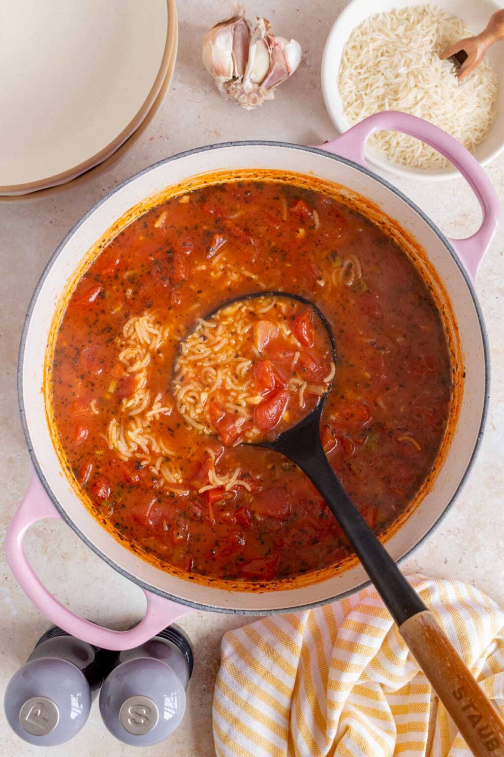 Tomato Rice Soup - Carmy - Easy Healthy-ish Recipes