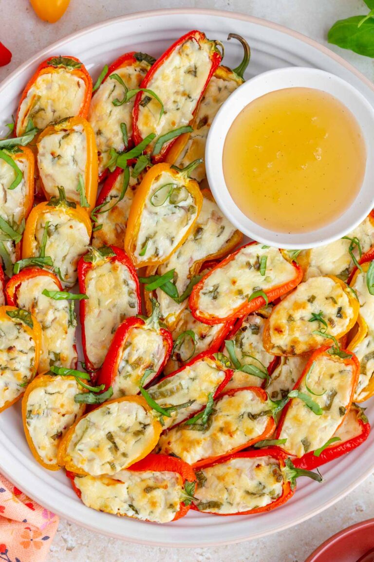 Goat Cheese Stuffed Peppers - Carmy - Easy Healthy-ish Recipes