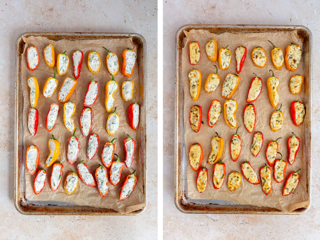 Goat Cheese Stuffed Peppers - Carmy - Easy Healthy-ish Recipes