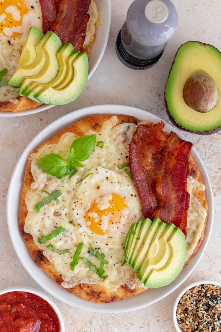 Naan Breakfast Pizza - Carmy - Easy Healthy-ish Recipes