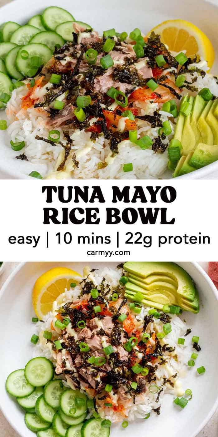 Tuna Mayo Rice Bowl - Carmy - Easy Healthy-ish Recipes