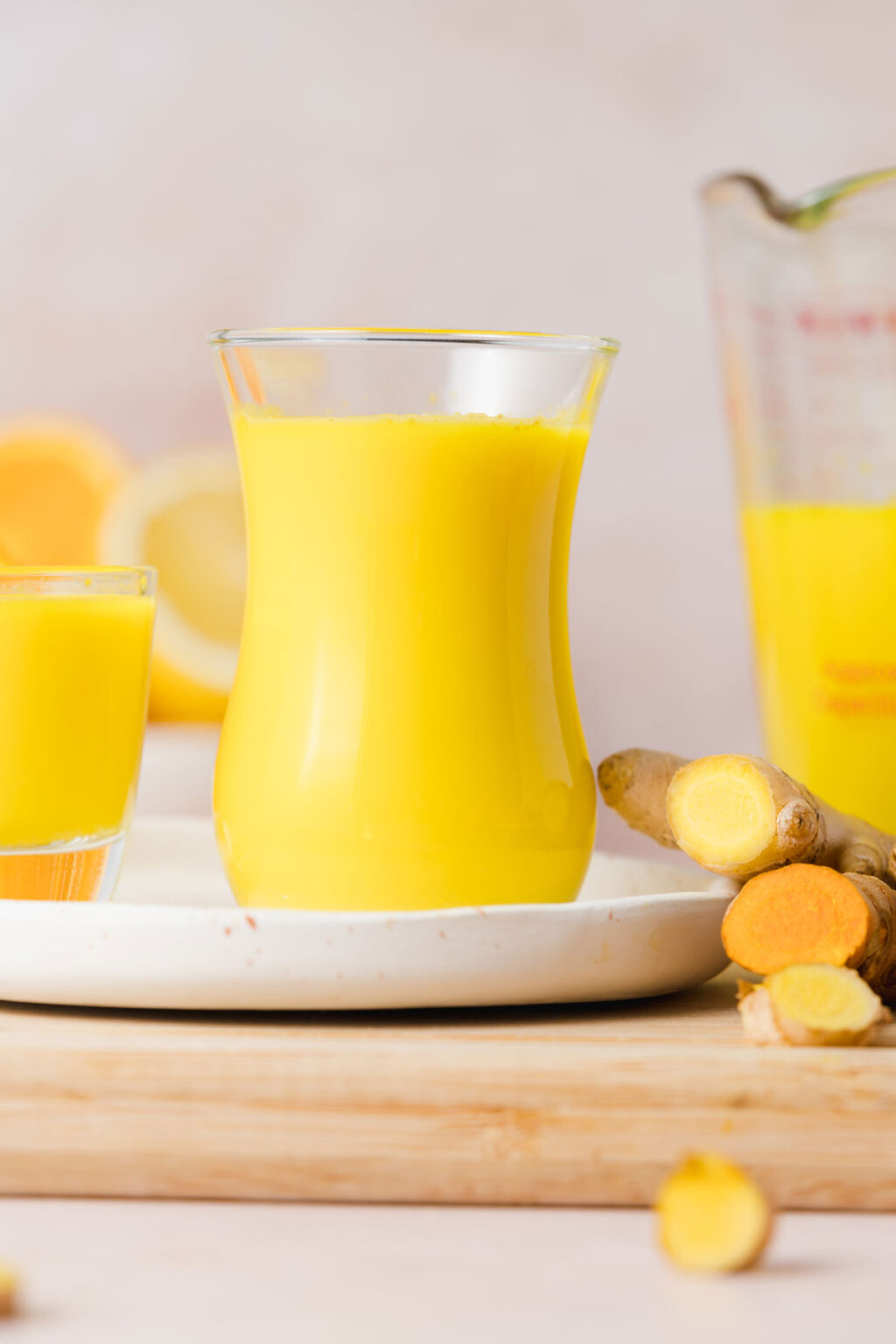 Ginger Turmeric Shots - Carmy - Easy Healthy-ish Recipes