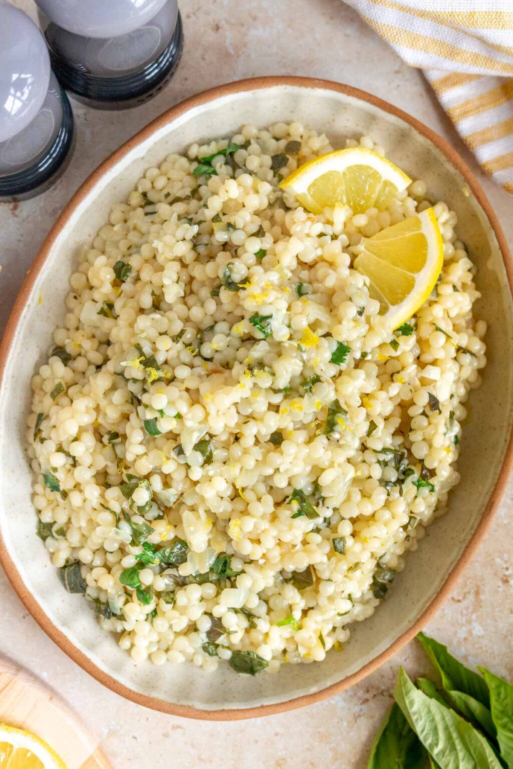 Lemon Herb Couscous - Carmy - Easy Healthy-ish Recipes
