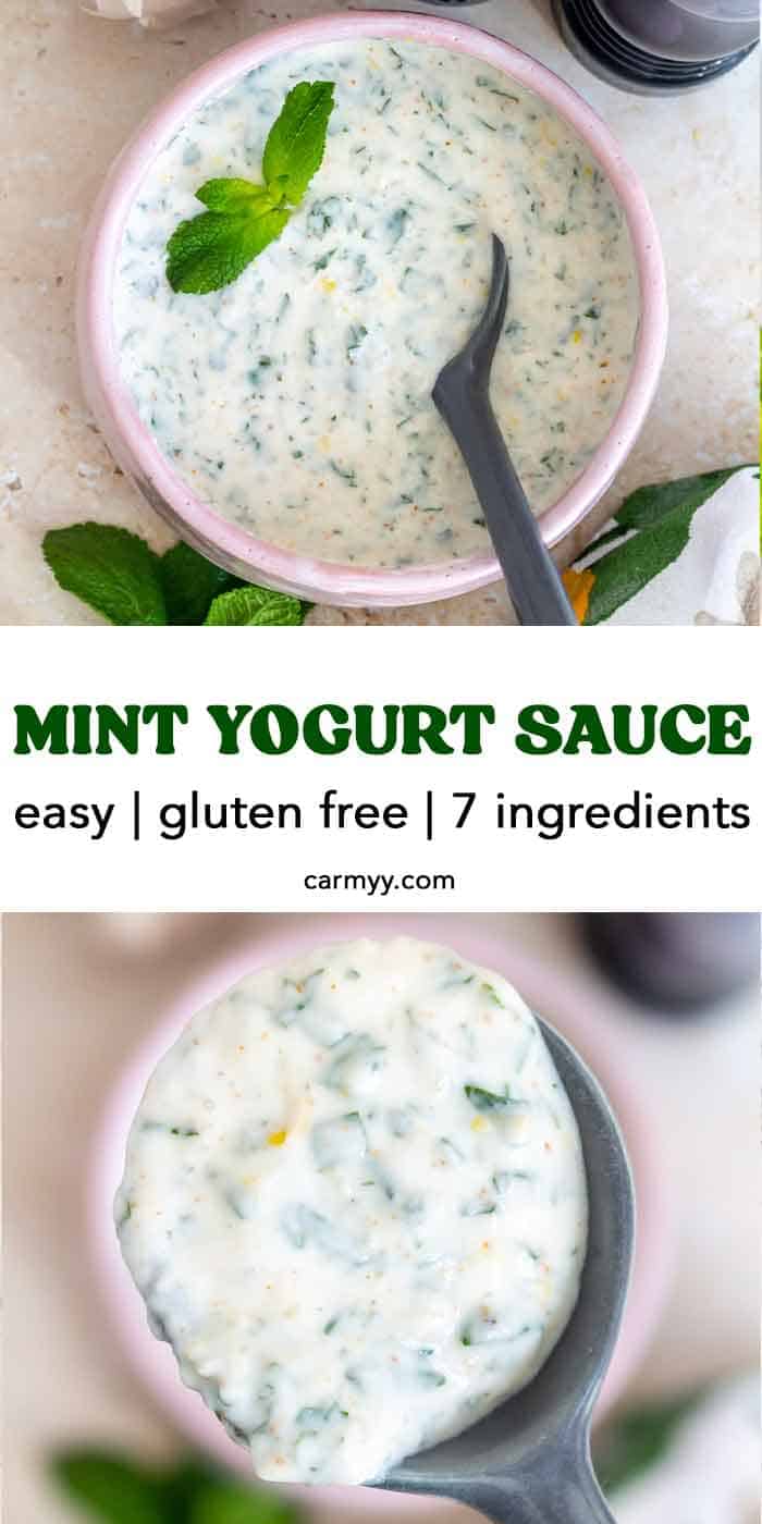 Mint Yogurt Sauce - Carmy - Easy Healthy-ish Recipes