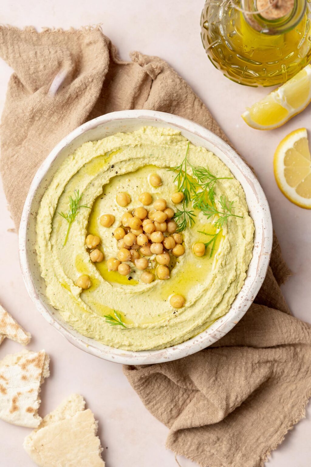 Lemon Dill Hummus - Carmy - Easy Healthy-ish Recipes