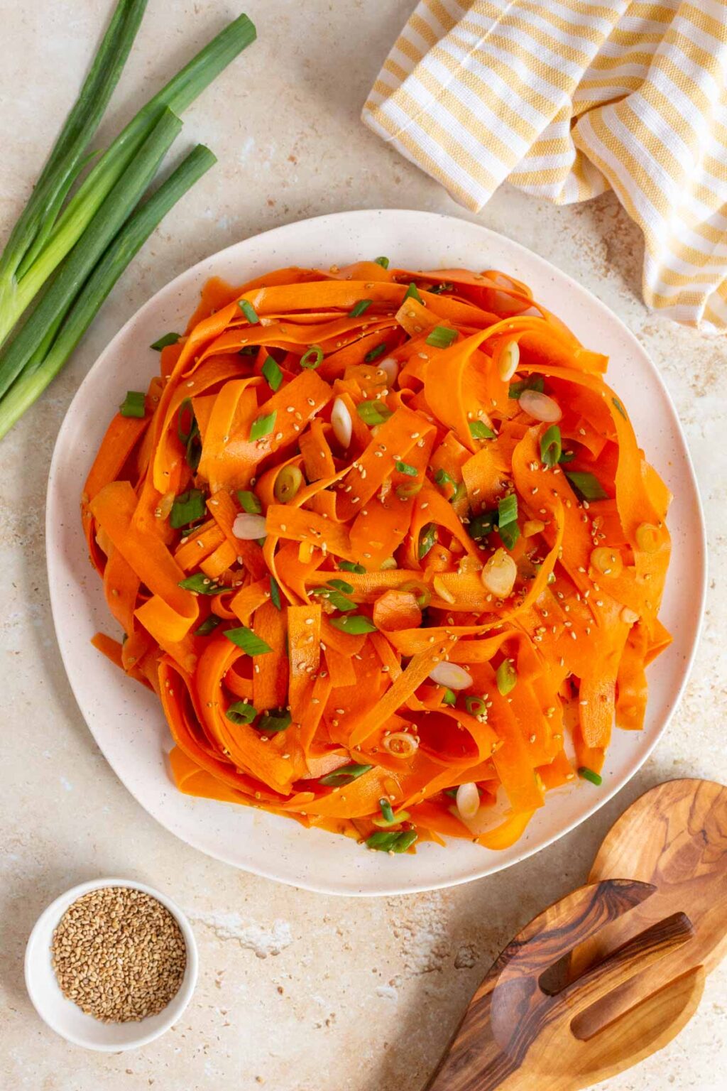 Soy Sesame Raw Carrot Salad - Carmy - Easy Healthy-ish Recipes
