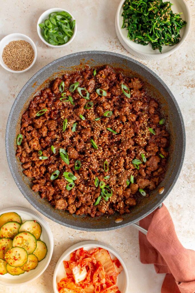 Gochujang Ground Beef Bowls | Easy Dinner Recipe