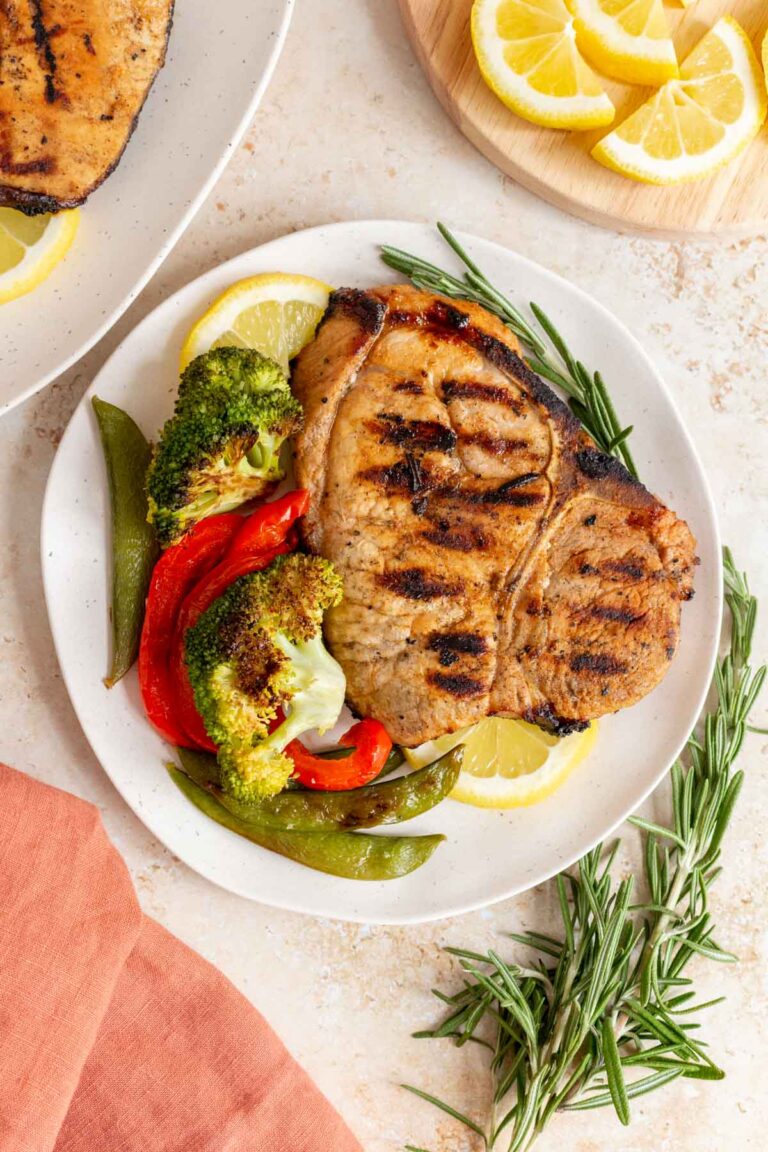 Grilled Rosemary Pork Chops - Carmy - Easy Healthy-ish Recipes