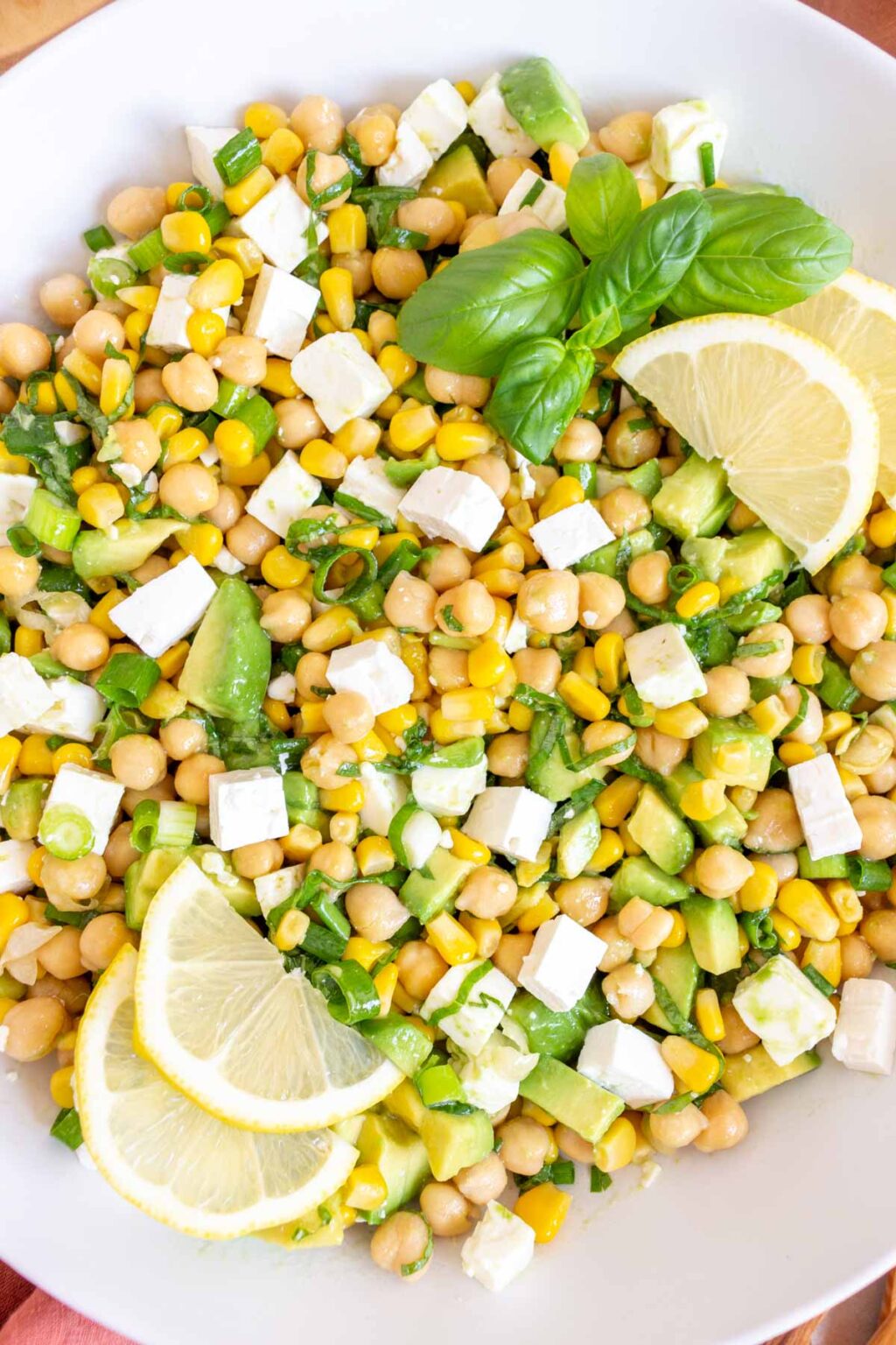 Chickpea Corn Avocado Salad - Carmy - Easy Healthy-ish Recipes