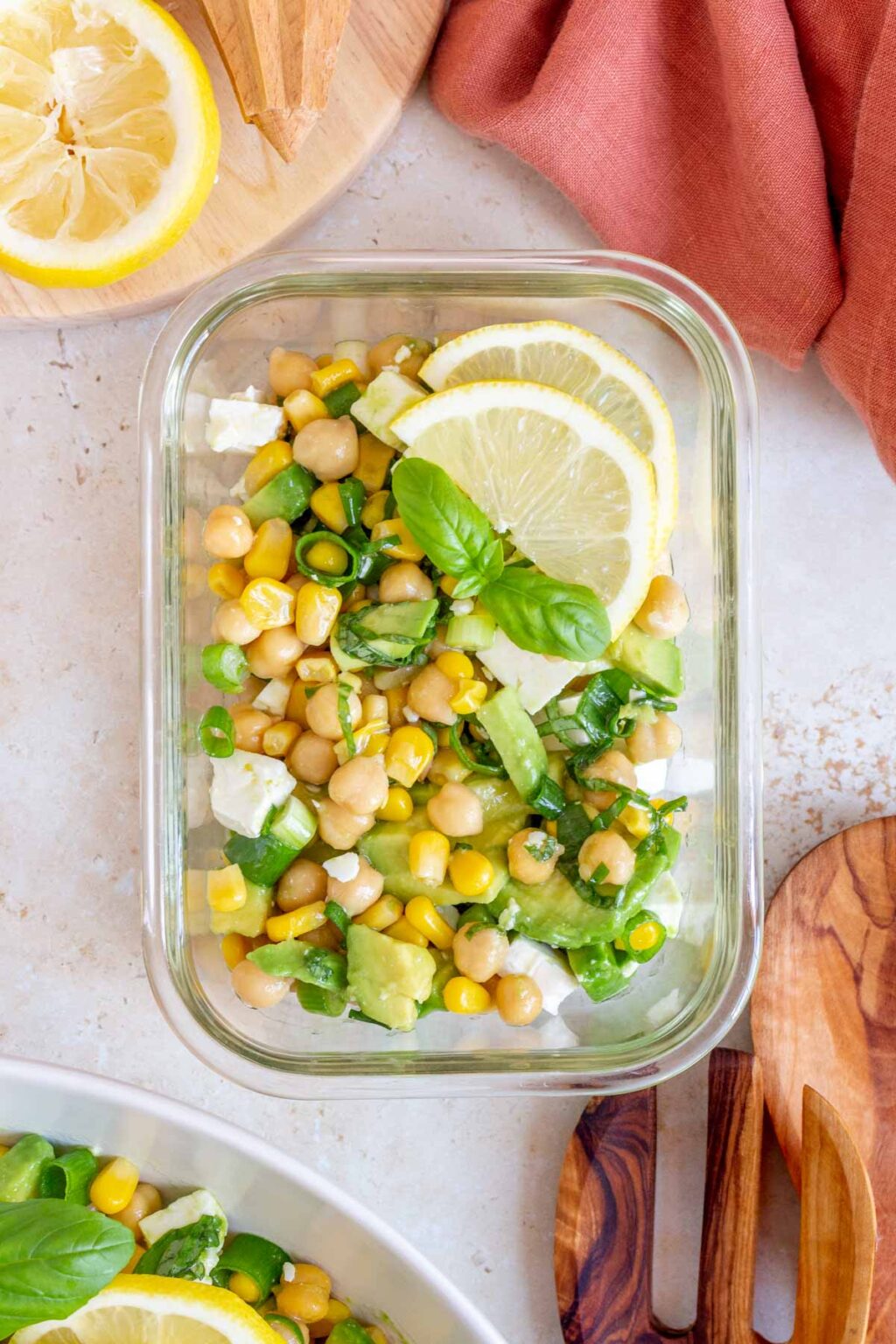 Chickpea Corn Avocado Salad - Carmy - Easy Healthy-ish Recipes