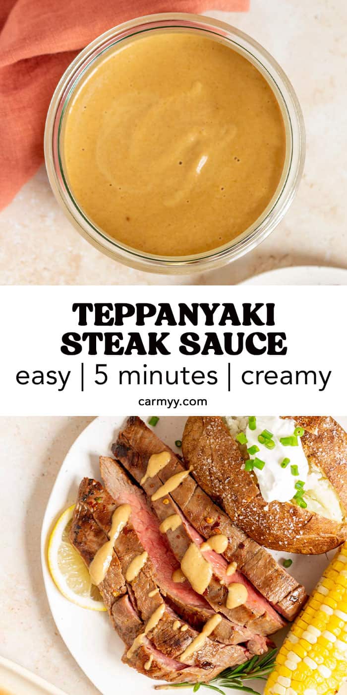 Japanese Steak Sauce (Teppanyaki Steak Sauce) - Carmy - Easy Healthy ...