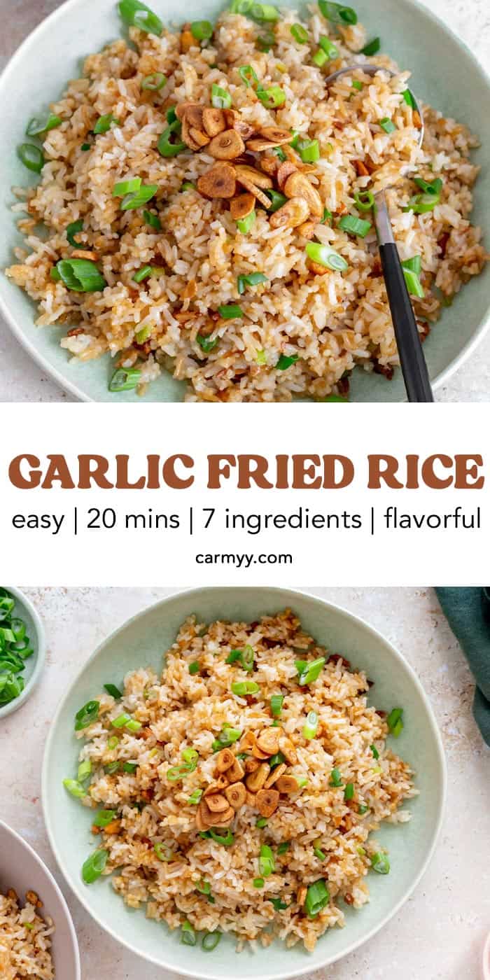 Garlic Fried Rice - Carmy - Easy Healthy-ish Recipes