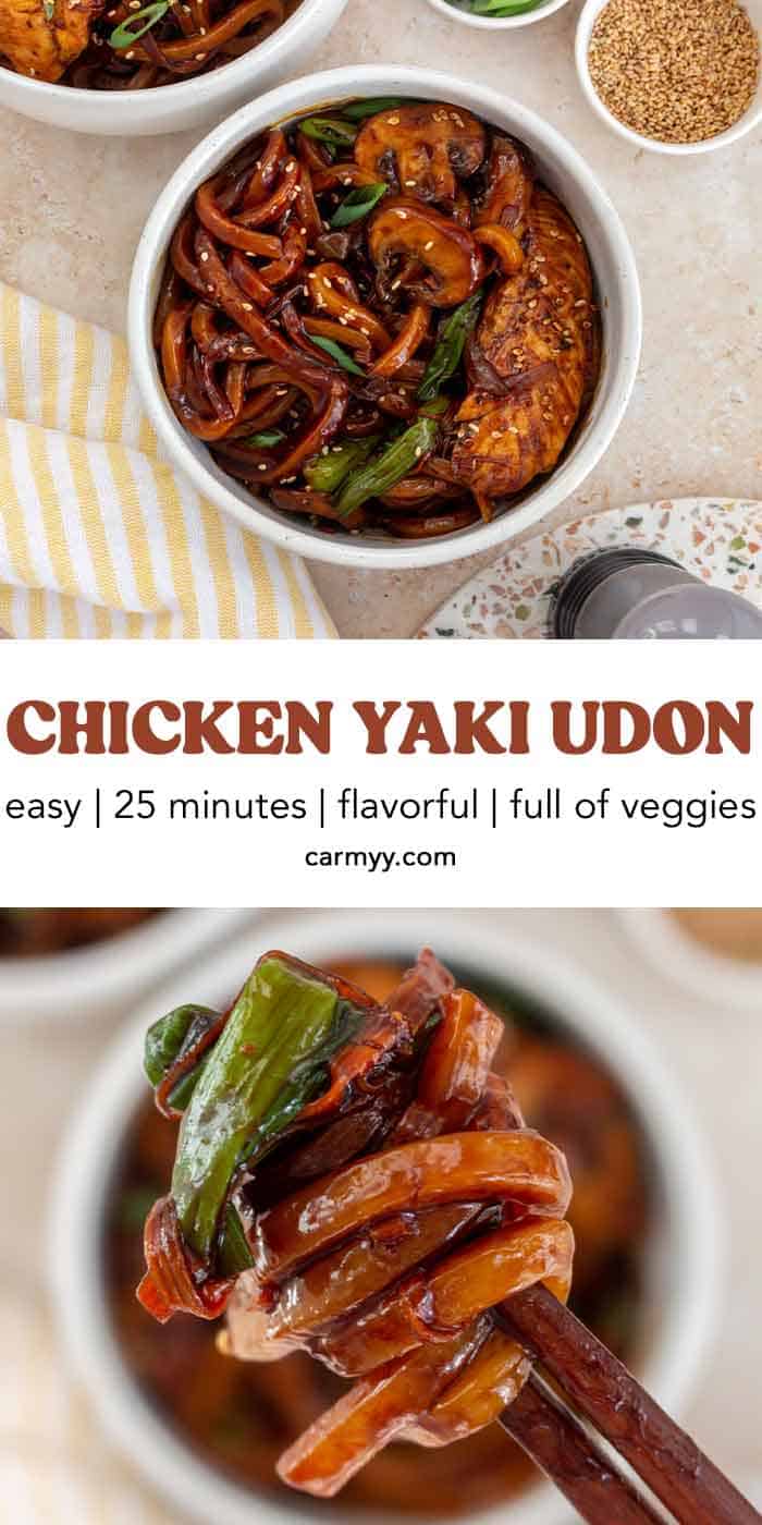 Chicken Yaki Udon - Carmy - Easy Healthy-ish Recipes