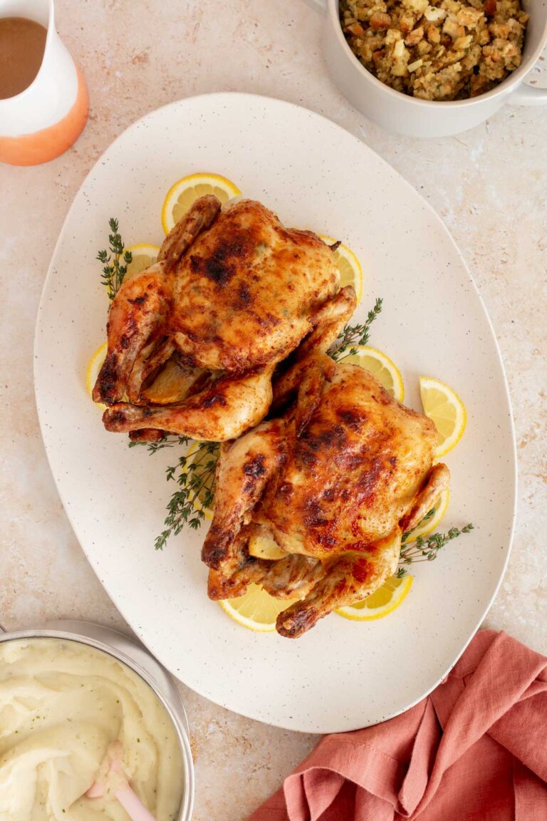 Air Fryer Cornish Game Hens - Carmy - Easy Healthy-ish Recipes
