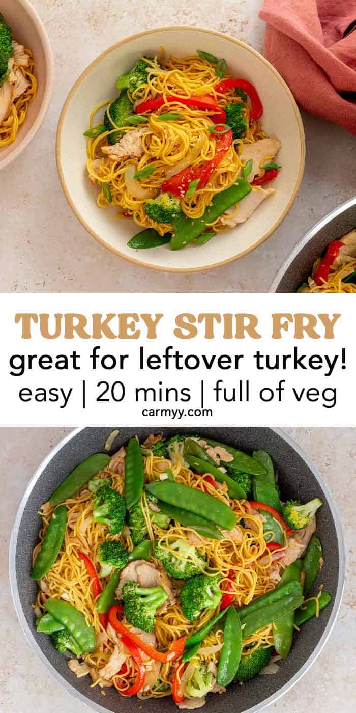 Leftover Turkey Stir Fry (Leftover Turkey Recipe) - Carmy - Easy ...