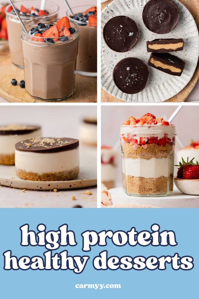 High Protein Desserts & Snacks - Carmy - Easy Healthy-ish Recipes