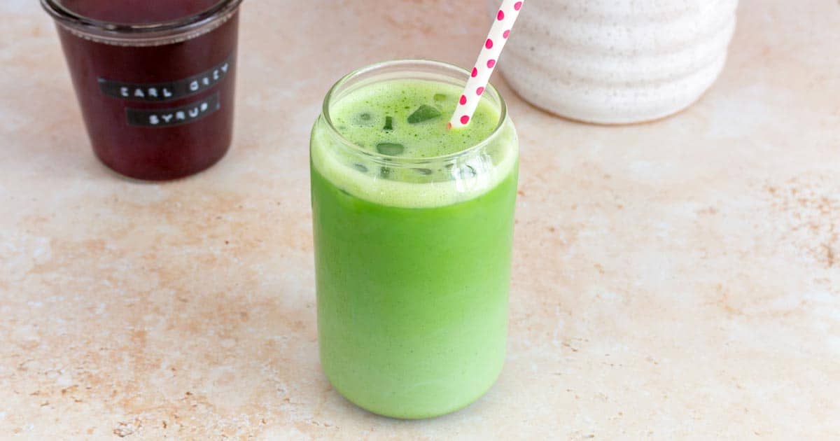 Earl Grey Matcha Latte - Carmy - Easy Healthy-ish Recipes