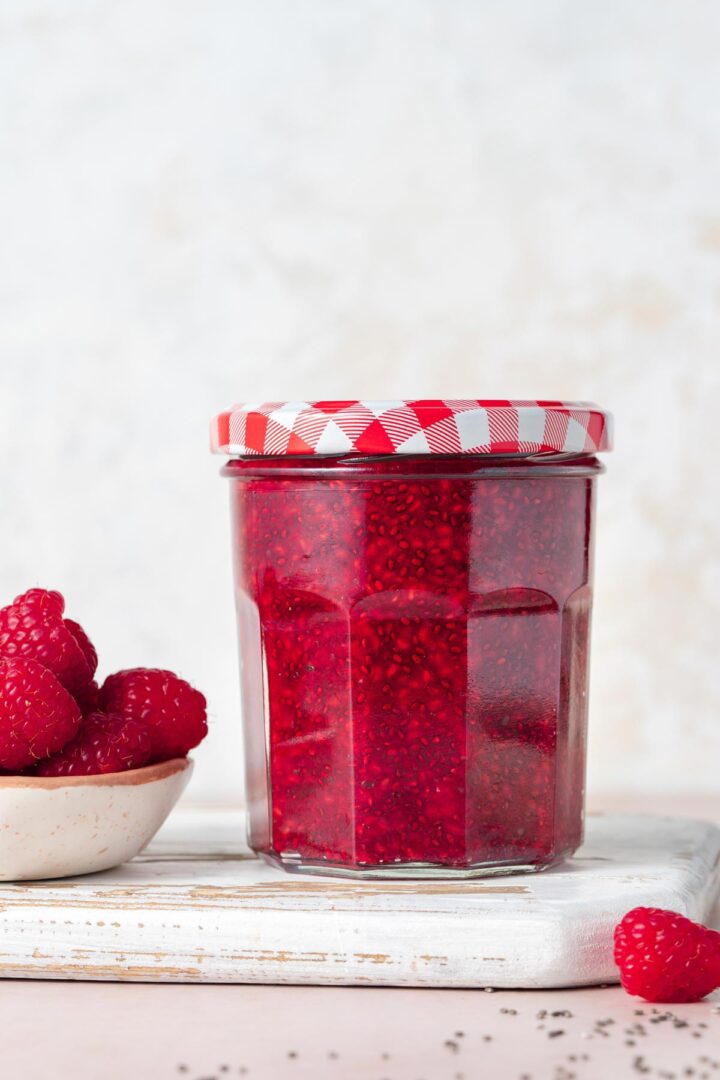Raspberry Chia Jam - Carmy - Easy Healthy-ish Recipes