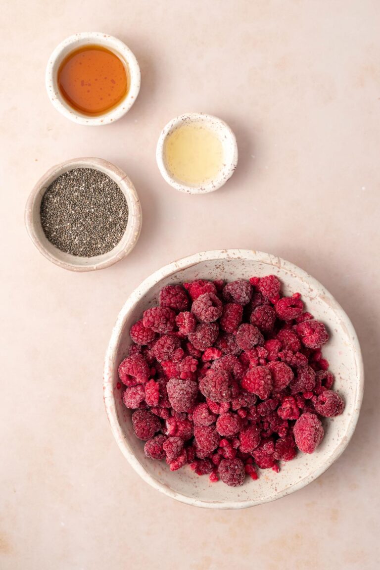 Raspberry Chia Jam - Carmy - Easy Healthy-ish Recipes