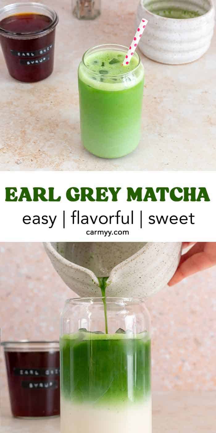 Earl Grey Matcha Latte - Carmy - Easy Healthy-ish Recipes