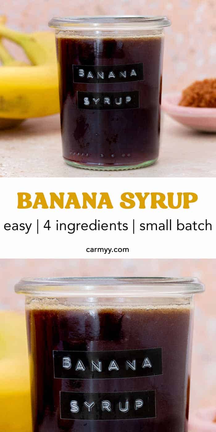 Banana Syrup - Carmy - Easy Healthy-ish Recipes