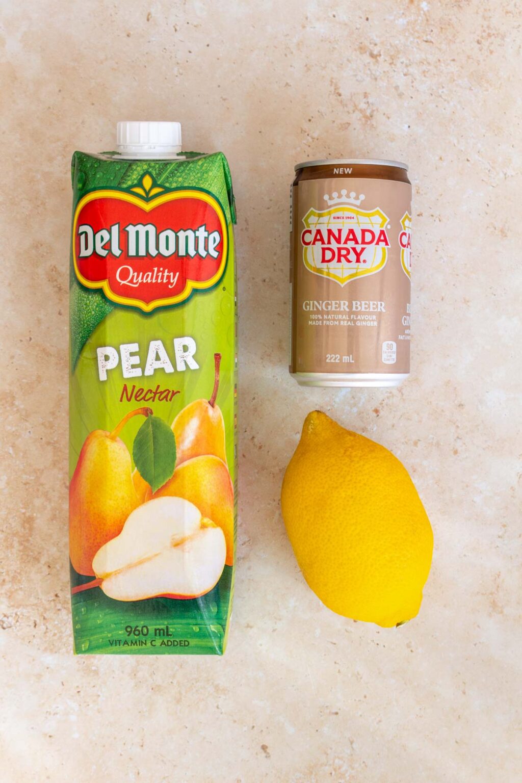 Pear Ginger Mocktail - Carmy - Easy Healthy-ish Recipes