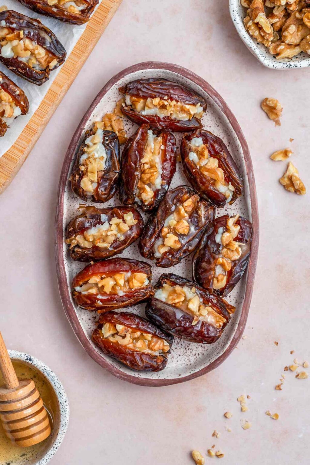 Goat Cheese Stuffed Dates - Carmy - Easy Healthy-ish Recipes